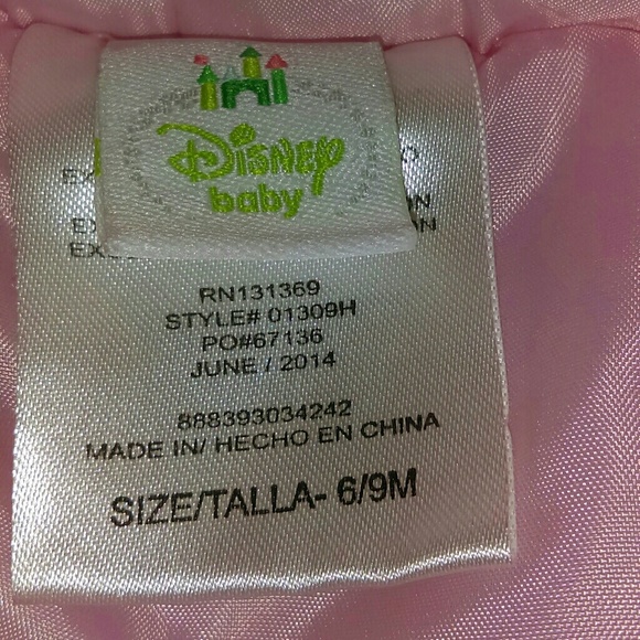 Disney | One Pieces | Disney Minnie Mouse Pastel Pink Hooded Pram ...